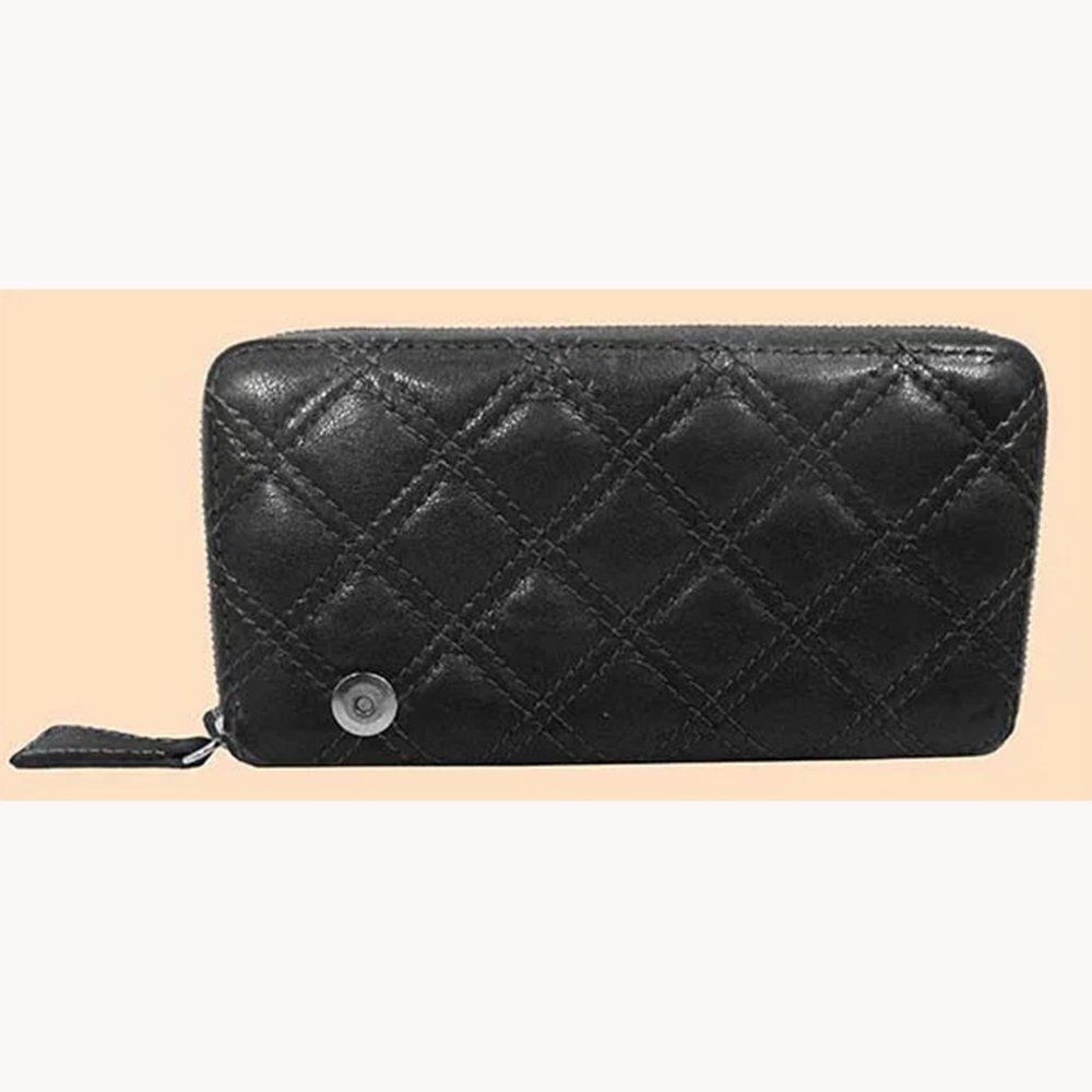 Marc Marc Jacobs The Deluxe Grey Quilted Leather Zip … - Gem